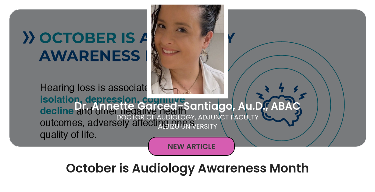 October is Audiology Awareness Month