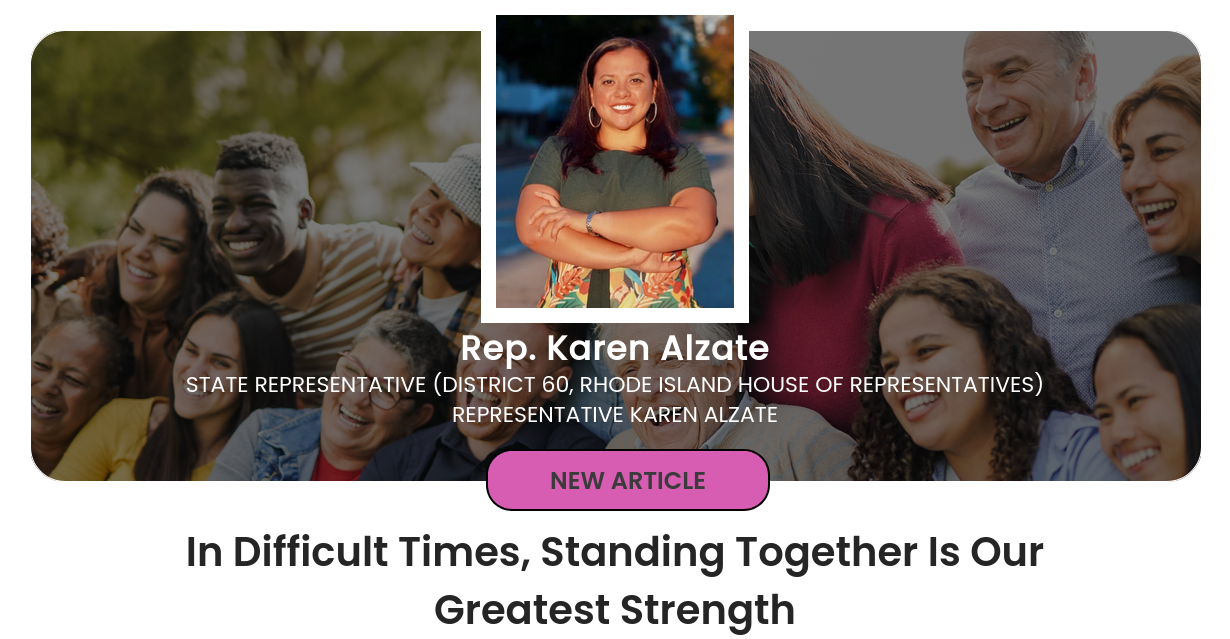 In Difficult Times, Standing Together Is Our Greatest Strength