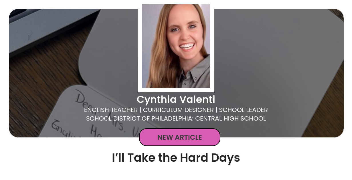 I’ll Take the Hard Days