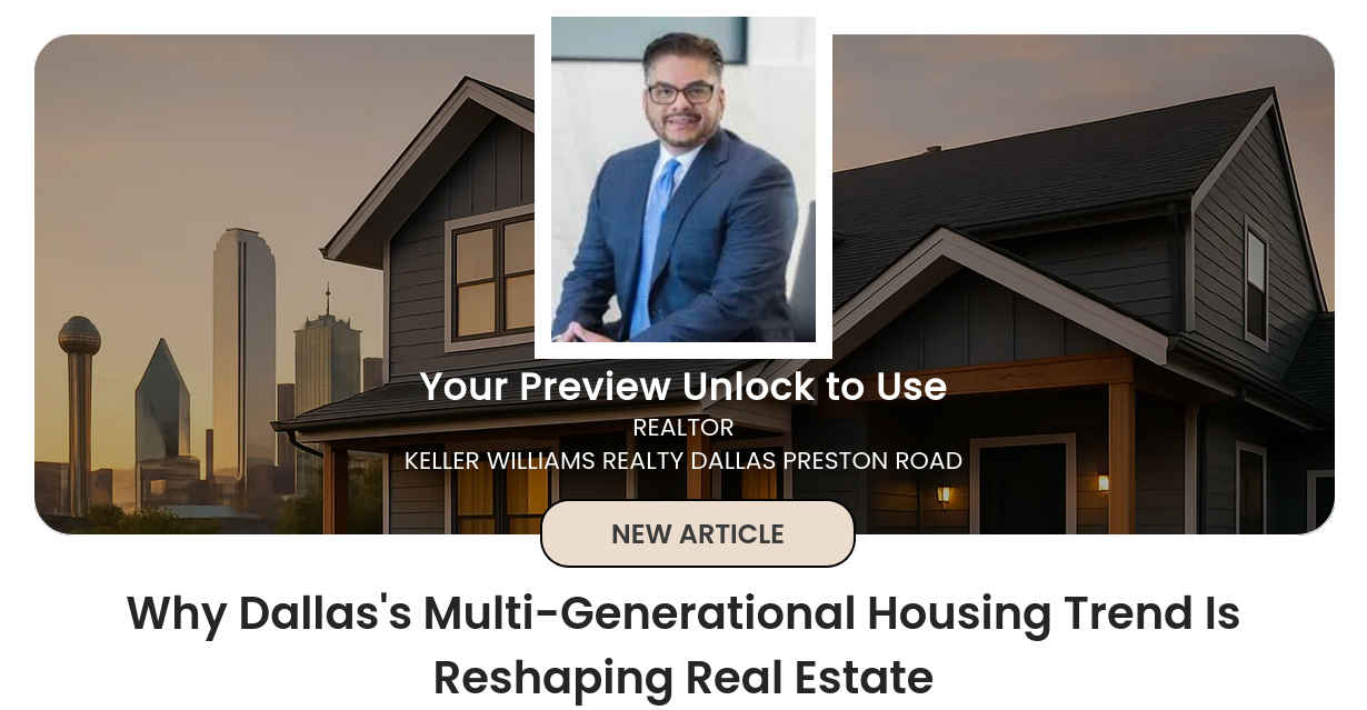 Why Dallas's Multi-Generational Housing Trend Is Reshaping Real Estate