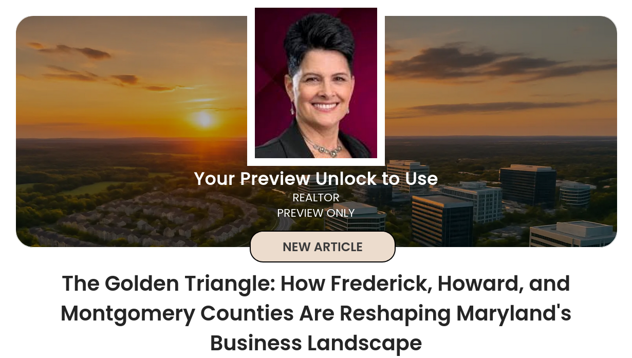 The Golden Triangle: How Frederick, Howard, and Montgomery Counties Are ...